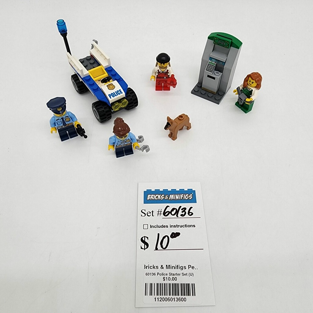 60136 Police Starter Set (U) – Bricks & Minifigs - Pearland
