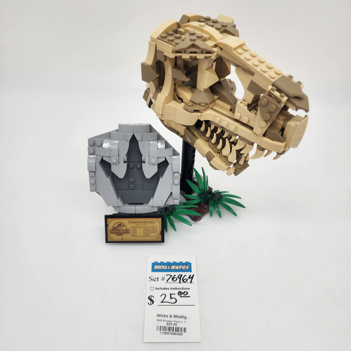 76964 Dinosaur Fossils: T. rex Skull (U) – Bricks & Minifigs - Pearland