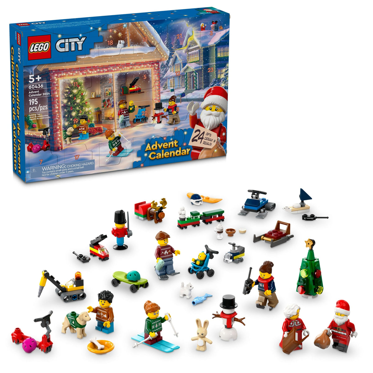 60436 City Advent Calendar 2024 – Bricks & Minifigs - Pearland