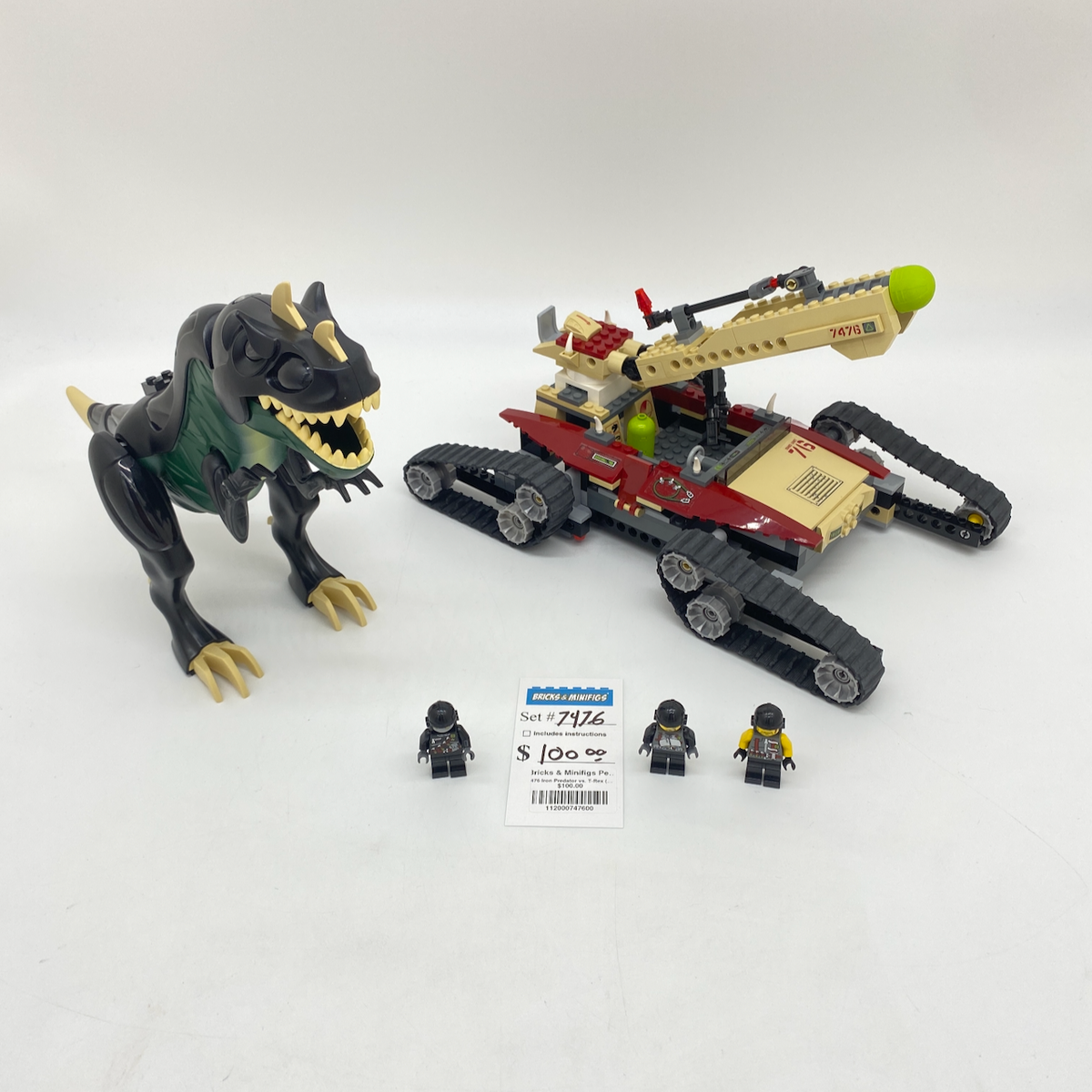 7476 Iron Predator vs. T-Rex (U) – Bricks & Minifigs - Pearland