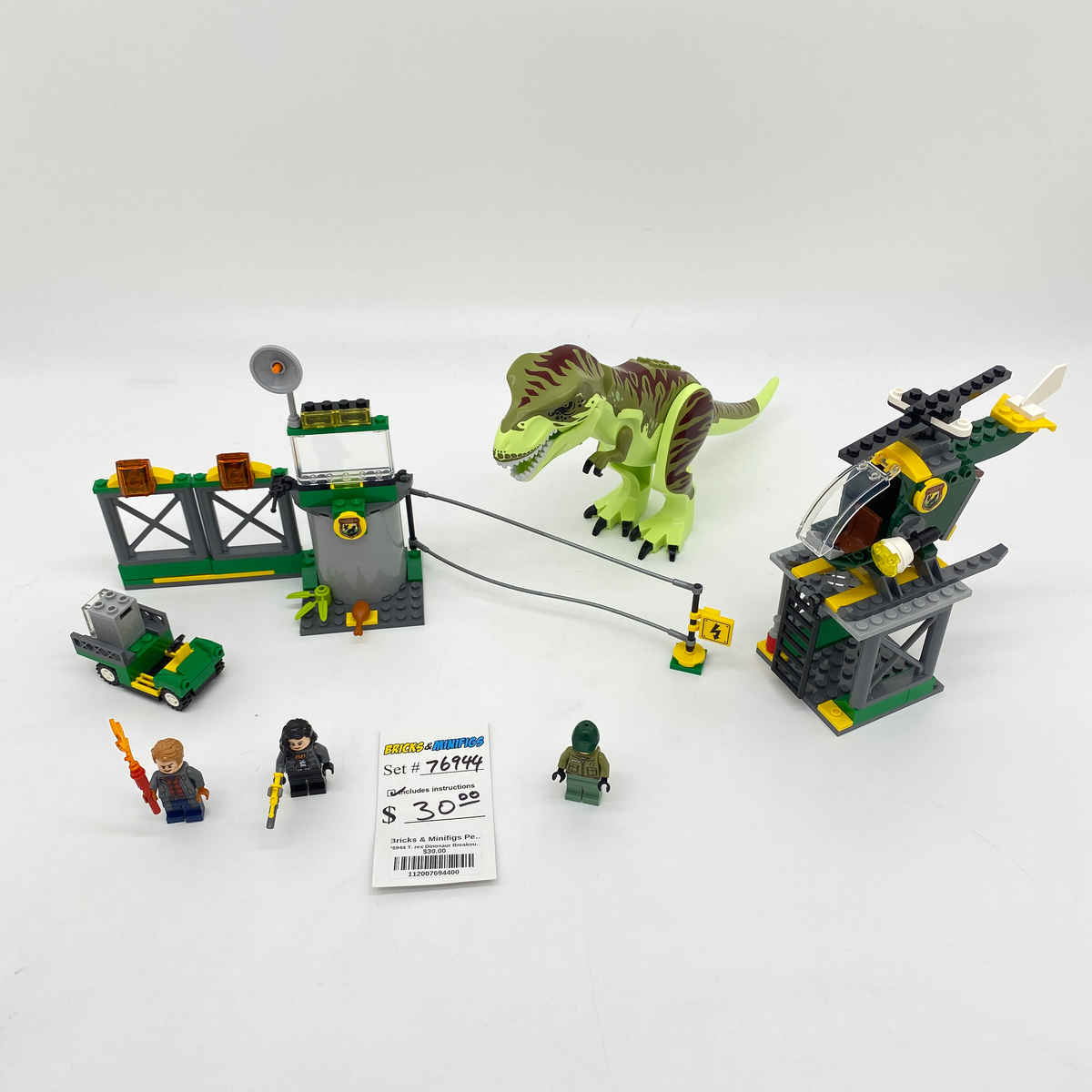 76944 T. rex Dinosaur Breakout (U) – Bricks & Minifigs - Pearland