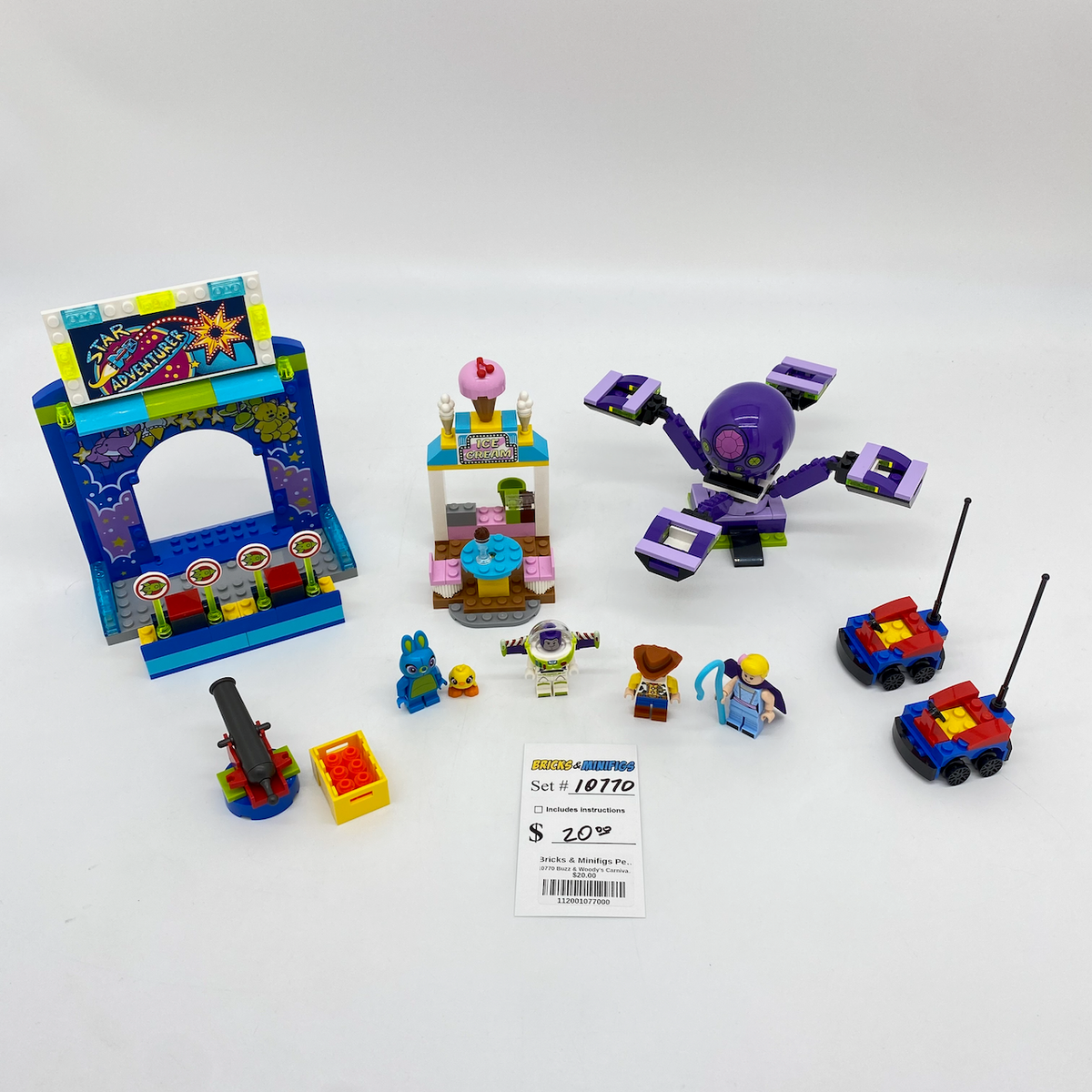 10770 Buzz & Woody's Carnival Mania! (U) – Bricks & Minifigs - Pearland